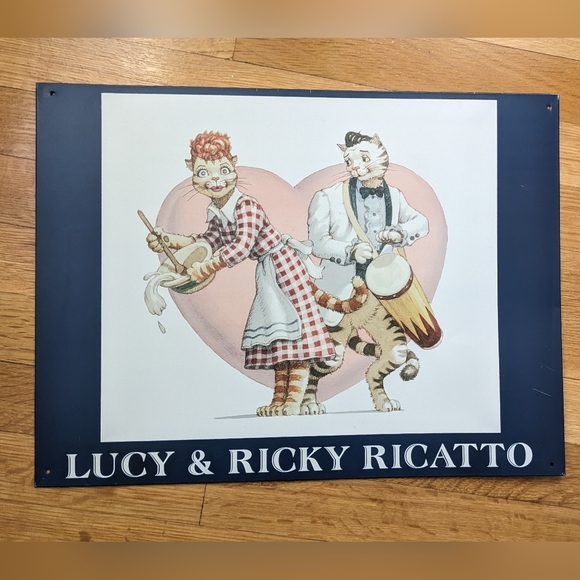 I Love Lucy | Art | Vintage 996 Lucy Ricky Ricatto Cat Themed I Love ...